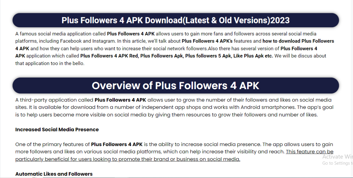 Plus Followers 4 Apk: Best tool for increasing instagram followers ...